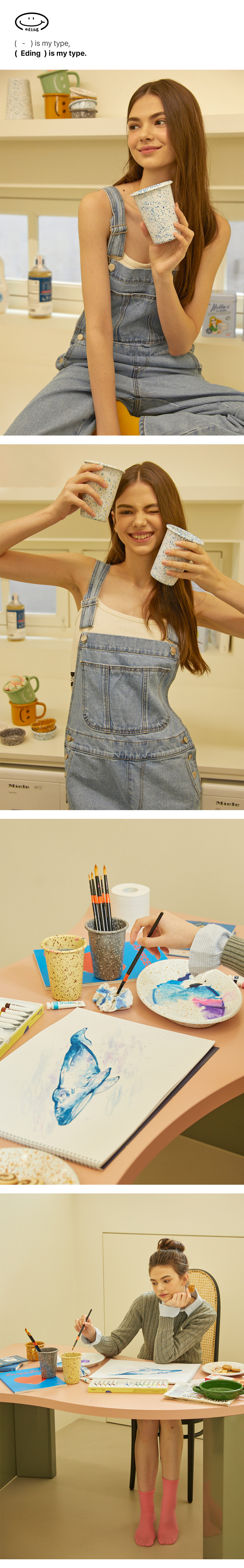 에딩 밀키웨이 법랑컵 롱텀블러 450ml 2P세트 9color (Gift box) - 감도 깊은 취향 셀렉트샵 29CM