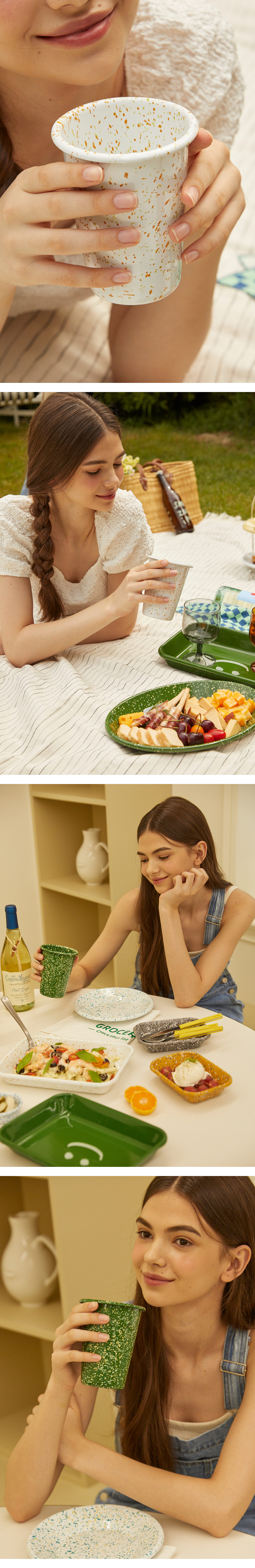 에딩 밀키웨이 법랑컵 롱텀블러 450ml 2P세트 9color (Gift box) - 감도 깊은 취향 셀렉트샵 29CM