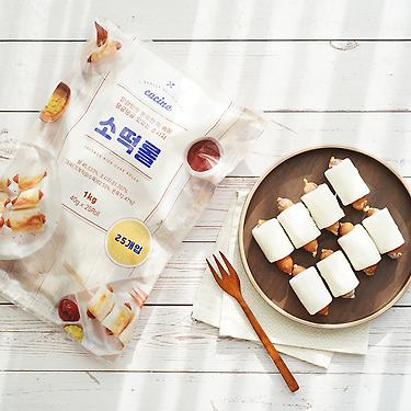 쿠치나 소떡롤 1KG(40g X 25개입) | 톡딜