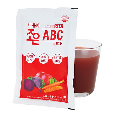 [무배] 갈아만든 ABC주스 100ml 30포 국내산 NFC착즙 클렌즈주스 빼빼주스 CCA주스 | 톡딜