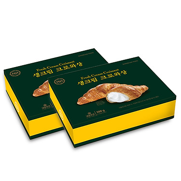 밀크앤허니 생크림 크로와상 560g 2박스 (총 16개입) | 톡딜