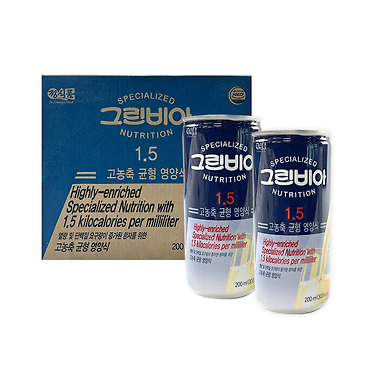 그린비아 1.5 고열량 고단백 저잔사식 고농축 균형 영양식 200ml x 30캔 | 카카오톡 쇼핑하기