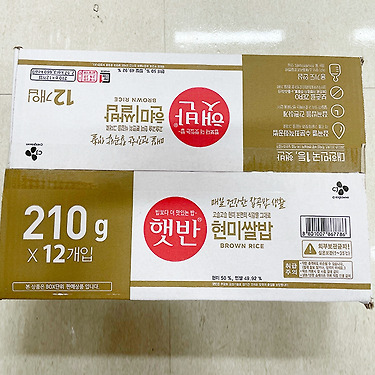 CJ_햇반 현미쌀밥_210Gx12입 | 톡딜