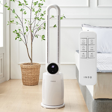 inoq 날개없는 선풍기 거실써큘레이터 강풍기 무풍 저전력 가정용 조용한 리모컨선풍기 | 톡딜