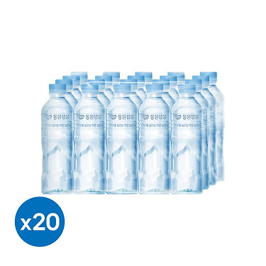 [동원] 동원샘물 무라벨 생수 500ml x 20병 | 톡딜