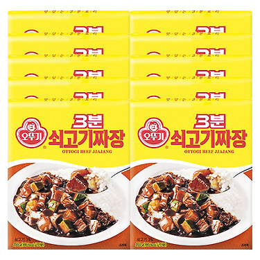 오뚜기 3분 쇠고기짜장 200g X 10개 | 톡딜