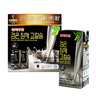 삼육두유 검은참깨 고칼슘 팩 두유 190ml 16팩 | 톡딜