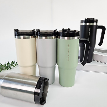 디지지 파스텔 스텐 진공 대용량 텀블러 900ml+전용빨대 증정 | 톡딜