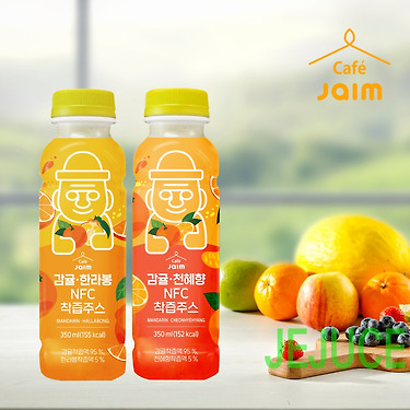 [제주담아서]제주 담은 NFC 착즙주스 350ml x 6개(감귤&한라봉 / 감귤&천혜향) | 톡딜