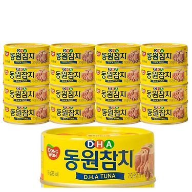[1+1이건 못참치!!] 동원 참치 기획전 /살코기 참치/DHA참치/ 135g x 12+12캔 외 10 | 톡딜