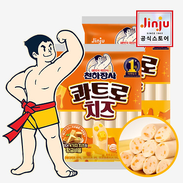 (1+1) 진주햄 천하장사 콰트로치즈448g+콰트로치즈448g (28g*16개입X2개) | 톡딜