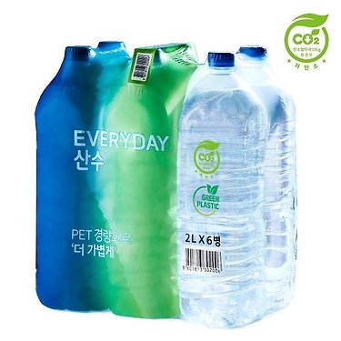 [갤러리아] [무료배송] 에브리데이 산수 2L x 24병 생수 | 톡딜
