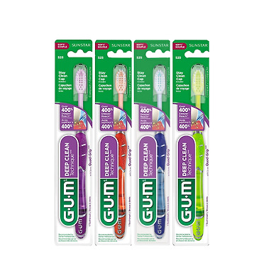 GUM 검 테크닉 딥클린 칫솔 525 4개 | 톡딜