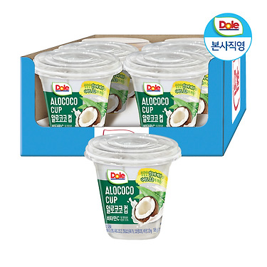 Dole 돌 간편과일 후룻컵 알로코코 198g 6입 1박스 / 알로에베라 나타드코코 | 톡딜