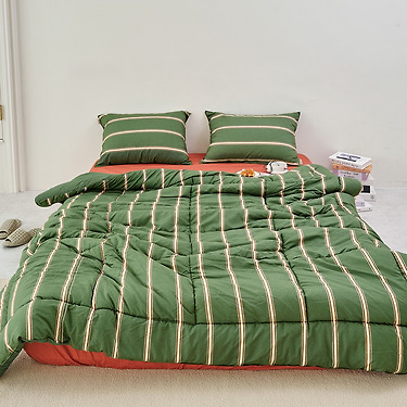 [1+1균일가] 사계절&간절기용 선택 가능. 프리미엄 워싱 먼지없는 차렵이불 4color (SS/Q) | 톡딜