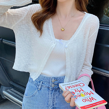 25SS 신상 여리핏 썸머 볼레로 시스루 크롭 가디건 외 봄여름 웨어 모음 | 톡딜