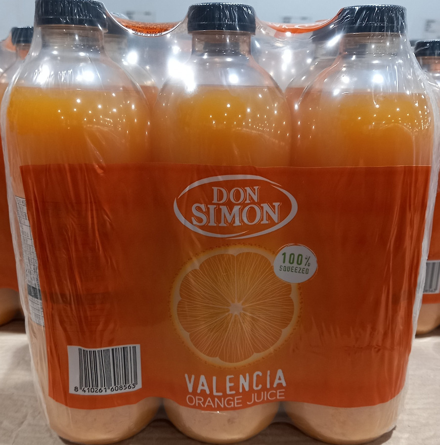 코스트코 돈시몬 오렌지 주스 1L x 6 x 2팩( 총 12병) 100%착즙주스 | 톡딜