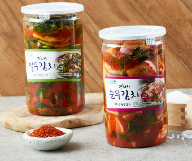 강화섬순무김치/HACCP/1KG/강화도순무/순무김치/막김치/총각김치/깍두기/싱싱캔/ | 톡딜